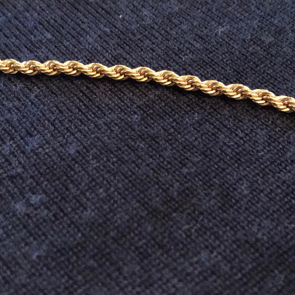 Monet | Jewelry | Vintage Monet Goldtone Twisted Rope Chain Necklace ...